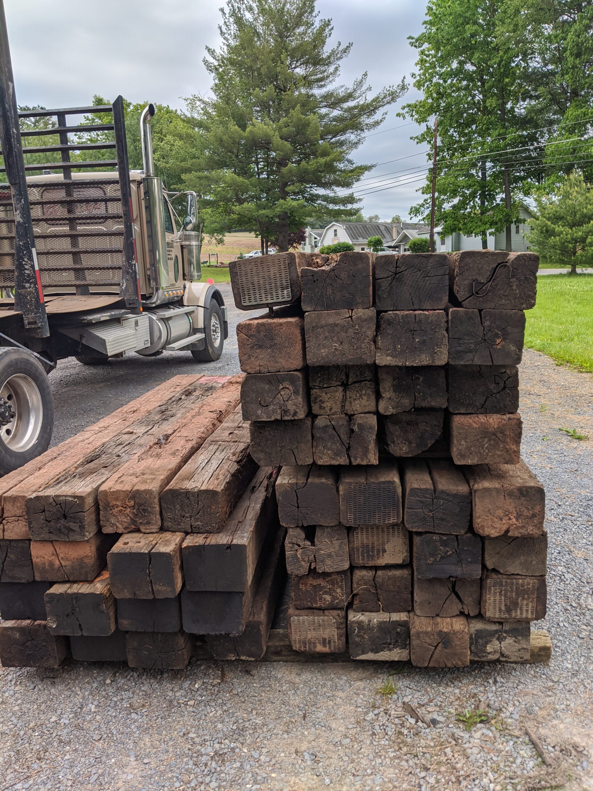Used Railroad Ties - Keystone Tarps